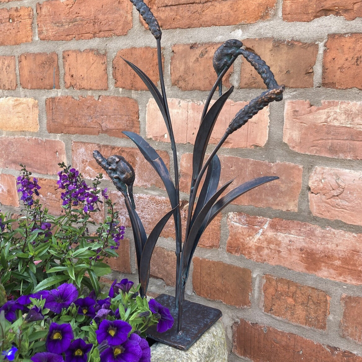 METAL CAST IRON FIELD MICE STATUE MOUSE GARDEN ORNAMENT – Ferney Heyes ...